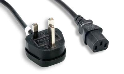 UK England Power Cord IEC-60320-C13 To BS1363 With Fuse 6FT | eBay