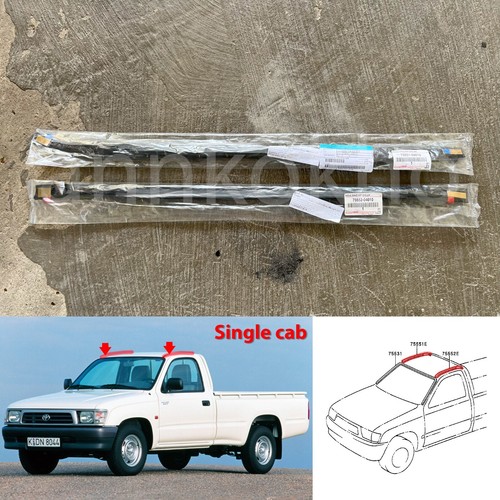 97-05 Genuine Toyota Hilux LN167 single cab side roof drip molding seal ...