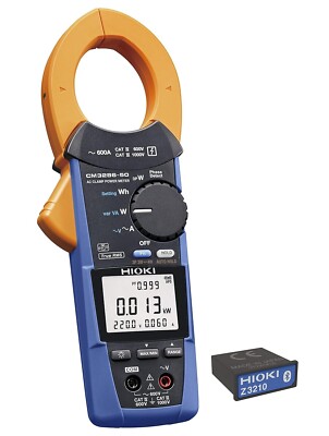 Hioki CM3286-90 AC Clamp Power Meter & Wireless Adapter Z3210 Set 80 ...