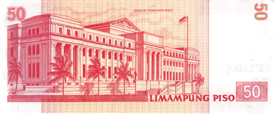 Philippines 50 Pesos 2009 UNC Banknote P-193b Prefix EG Paper Money | eBay