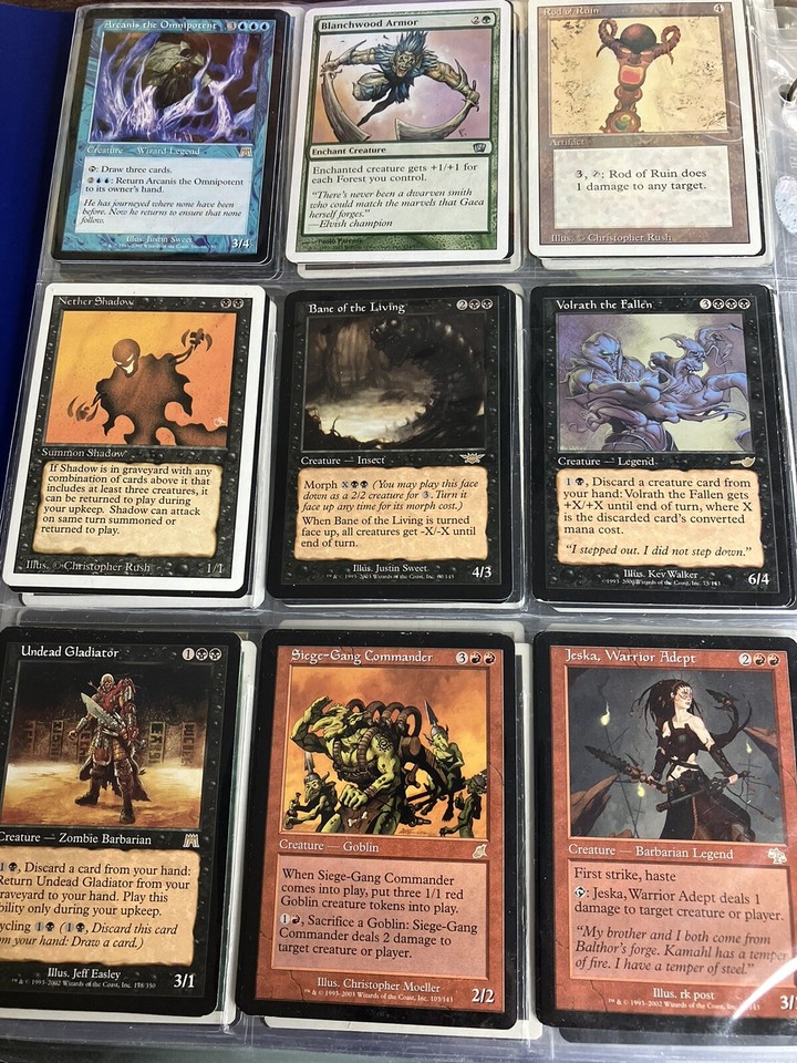 Magic The Gathering Huge Collection of Rare Cards Vintage Sets! MTG ...