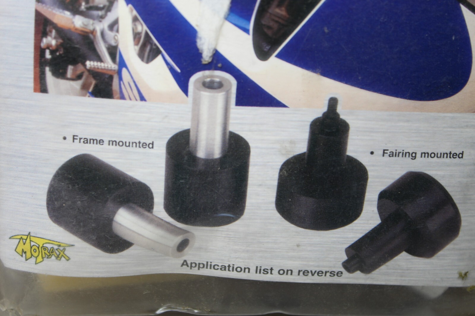 Motrax MAGIC MUSHROOMS MMS7 FRAME SLIDERS SET Black Suzuki GSXR750 ...