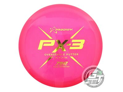 NEW Prodigy Discs 750 PX3 170g Pink Gold Foil Putter Golf Disc | eBay