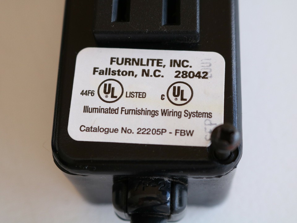 Heavy Duty Furnlite 22205P-FBW 5 Outlet Power Strip w Switch 15A 12 ...