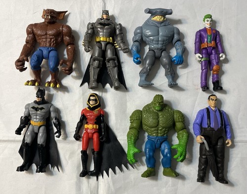 Vintage Spin Master DC Universe Caped Crusader Batman Action Figure lot ...