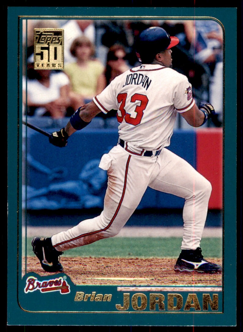 2001 Topps Brian Jordan . Atlanta Braves #16 | eBay