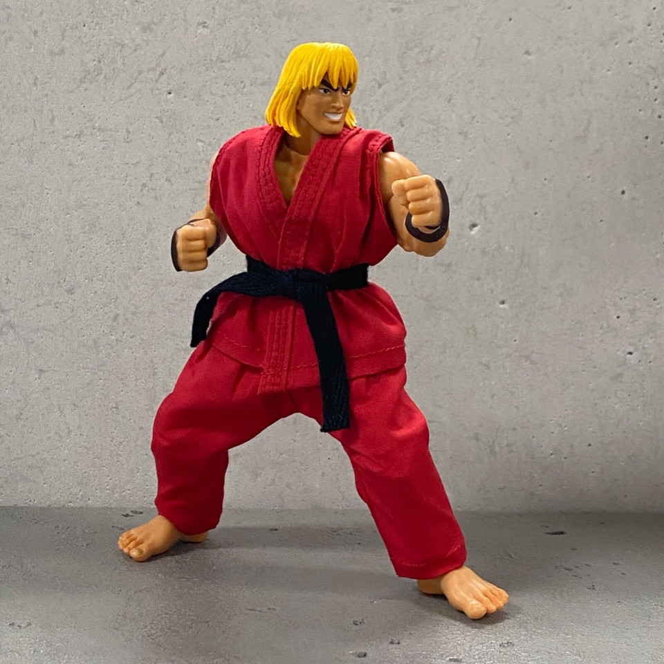 SU-KEN-RED: 1/12 Red Karate Gi uniform for JADA Street Fighter Ken | eBay