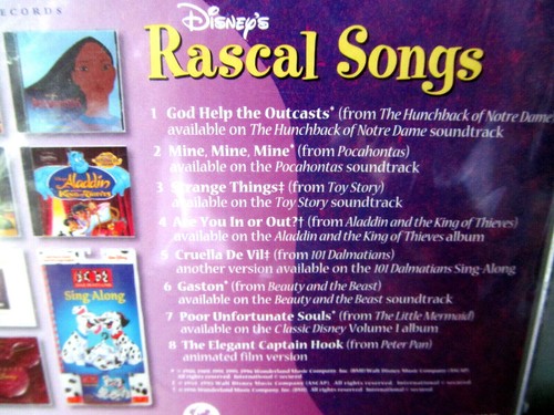 Disney's Rascal Songs Vol. 2 CD Vintage 1996 New in Shrink Wrap | eBay