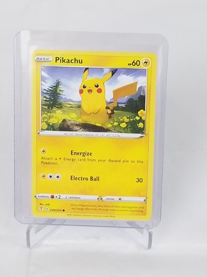 Pikachu Basic Hp 60 Lightning #49/203 Pokemon 2021 Card | eBay