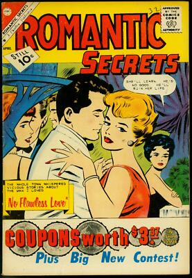 Romantic Secrets #32 1961- Charlton Romance comic- FN | eBay