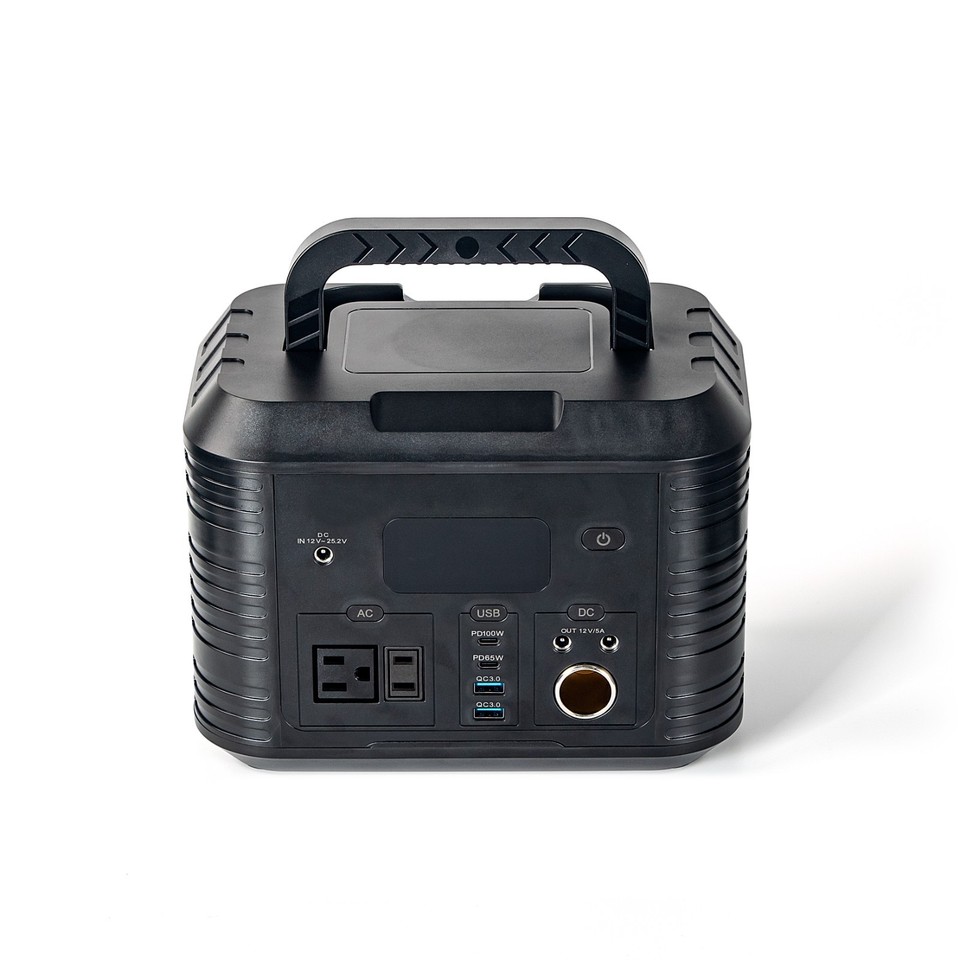 Portable Power Station 500W/444Wh Solar Generator Outdoor Camping Power ...