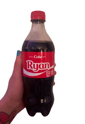 2025 Share A Coke With RYAN Full Unopened 20oz Bottle Limited Edition ...
