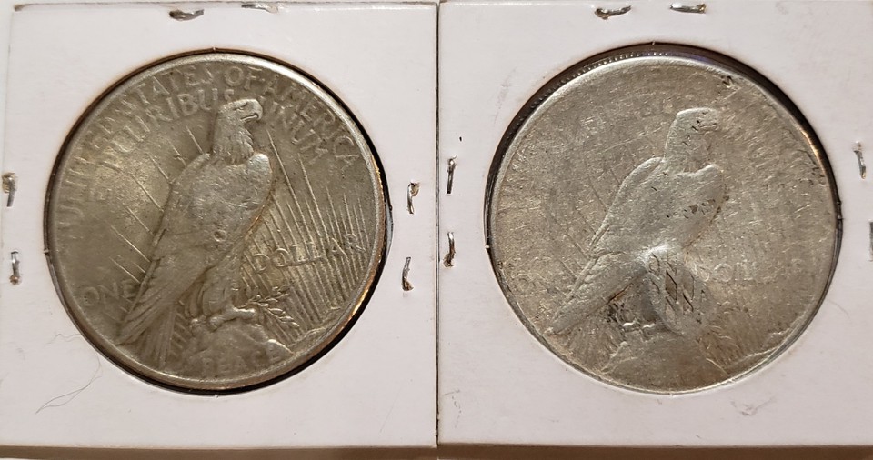 1926 and 1923-S silver Peace Dollar Culls | eBay
