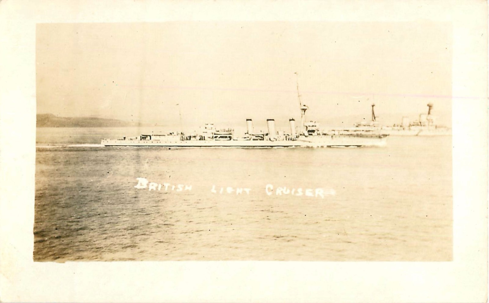 WW1 British Light Cruisers - Military Ships Real Photo Postcard/RPPC | eBay
