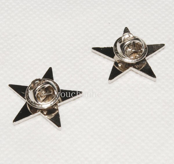 5 PAIRS WW2 US MILITARY ARMY AIR FORCE ONE STAR GENERAL RANK BADGE PIN ...