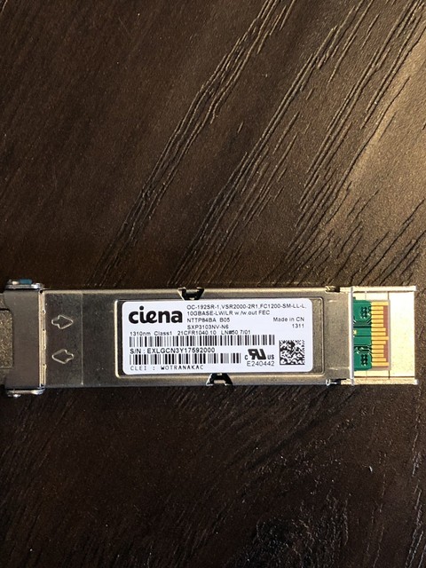 Ciena NTTP84BA 10gbase-lr XFP Transceiver Wotranakac for sale online | eBay