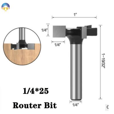 Surfacing Router Bit 1/4 inch Adapter Slab Flattening Router Bit ...