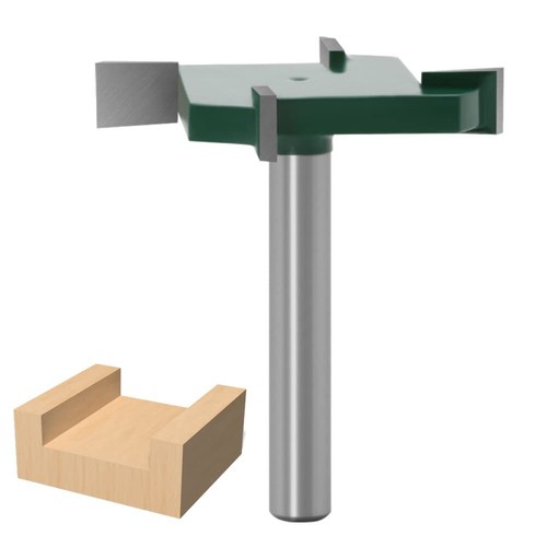 CNC Spoilboard Surfacing Router Bit, 1/4 Inch Shank Slab Flattening ...