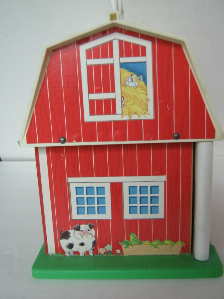 Fisher Price Play Farm 1968-1979 Barn Masonite Door Moo Collectors Vtg ...