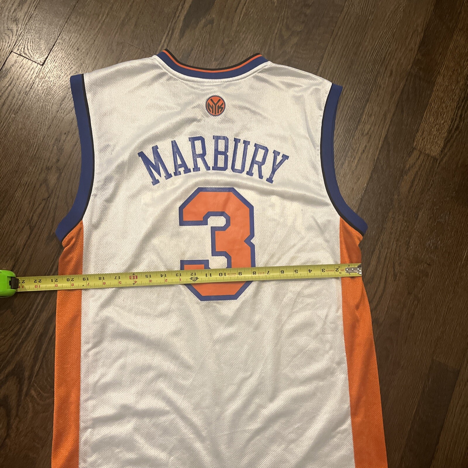 New York Knicks Stephon Marbury Jersey Mens Medium White Reebok | eBay