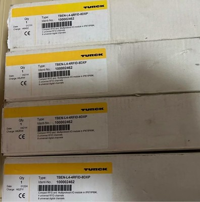 TURCK TBEN-L4-4RFID-8DXP 100002462 COMPACT RFID AND MULTIPROCOL I/OMOD ...