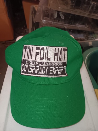 Tin Foil Hat Conspiracy Expert Digital Warrior Unisex Twill Hat | eBay