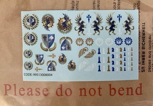 House Coldshroud Horus Heresy 30k Cerastus Knight Transfer Sheet ...