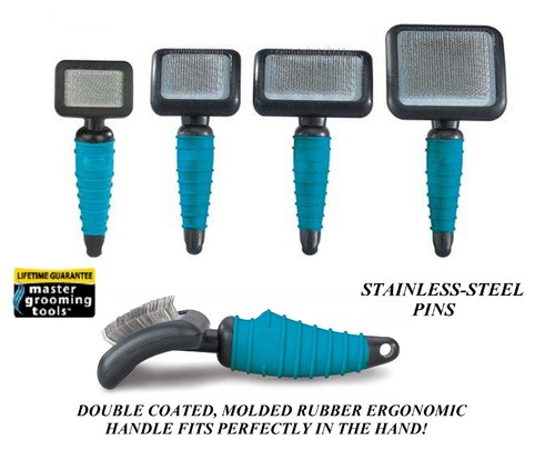 Master Grooming Tools Pet Ergonomic DOG CAT SLICKER Dematting Mat ...