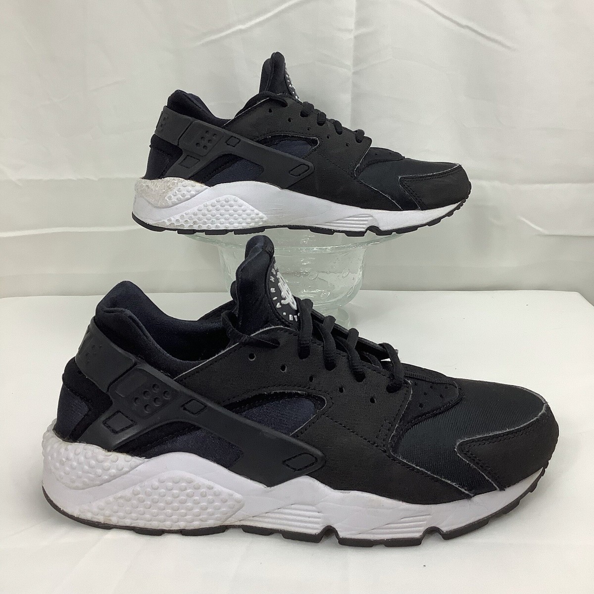 NIKE AIR HUARACHE RUN Black White Casual Trainer 634835-006 NIKE AIR HUARACHE RUN Black White Casual Trainer 634835-006