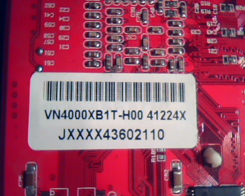 AGP card GeForce VN4000XB1T-H00 A4-NA64-H1-ZH E198681 V1.1 41224X VGA ...