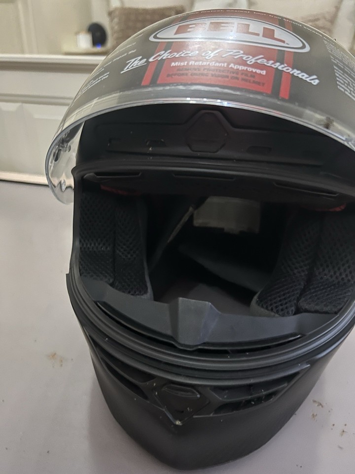 Bell Carbon Fibre Motorcycle Helmet Full Face Crash Helmet | eBay UK