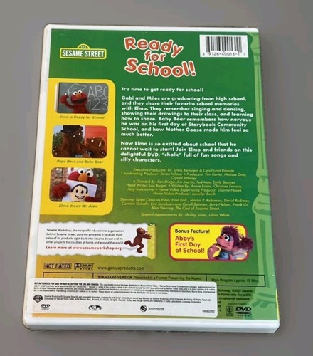 Sesame Street - Ready for School (DVD, 2007) 891264001311| eBay