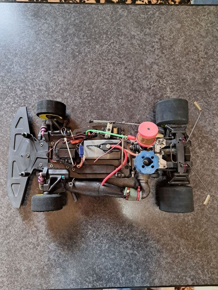 Serpent Excel 1/8 Scale Nitro RC Car On-Road Vintage Rare AS-IS JUNK ...