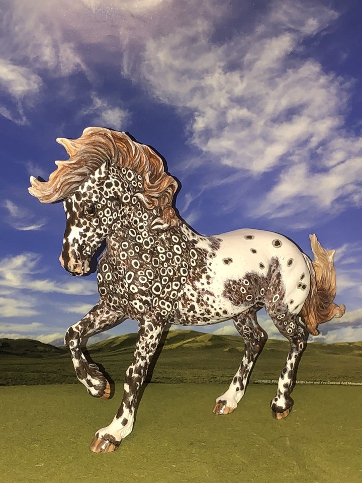 OOAK Breyer cm Custom Horse FireHeart by D.Williams *Beautiful Peacock ...