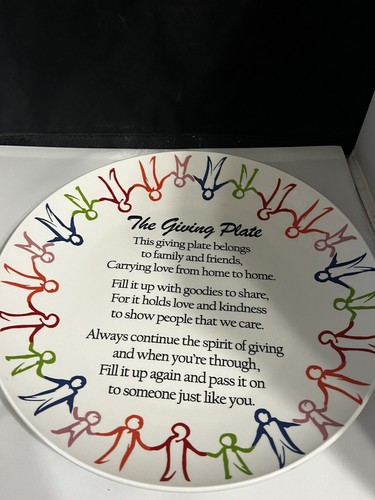 circle of friends giving plate | eBay