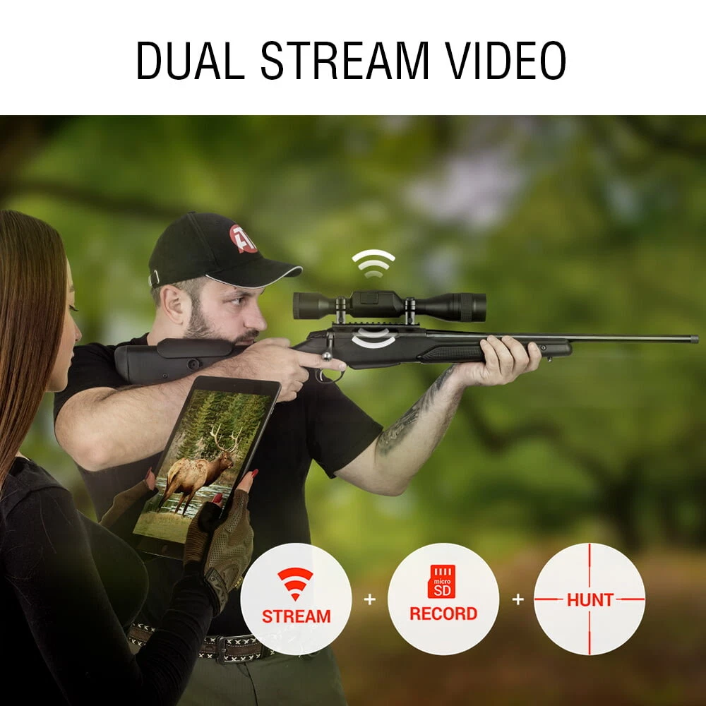 ATN 3-15x X-Sight 5 Pro Ultra HD 4K Smart Day/Night Vision Riflescope ...