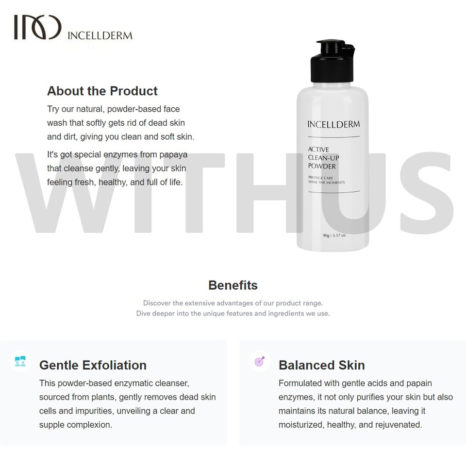 INCELLDERM Dermatology Booster Serum Cream Oil-Mist Balance Gel Cleanup ...