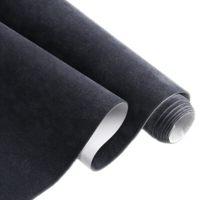 Self-adhesive Faux Suede Fabric Wrap Film Stickers Stretch DIY Sew ...