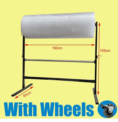 Bubble Wrap Rolls Dispenser | Steel Stand With Wheels For Bubble Wrap ...