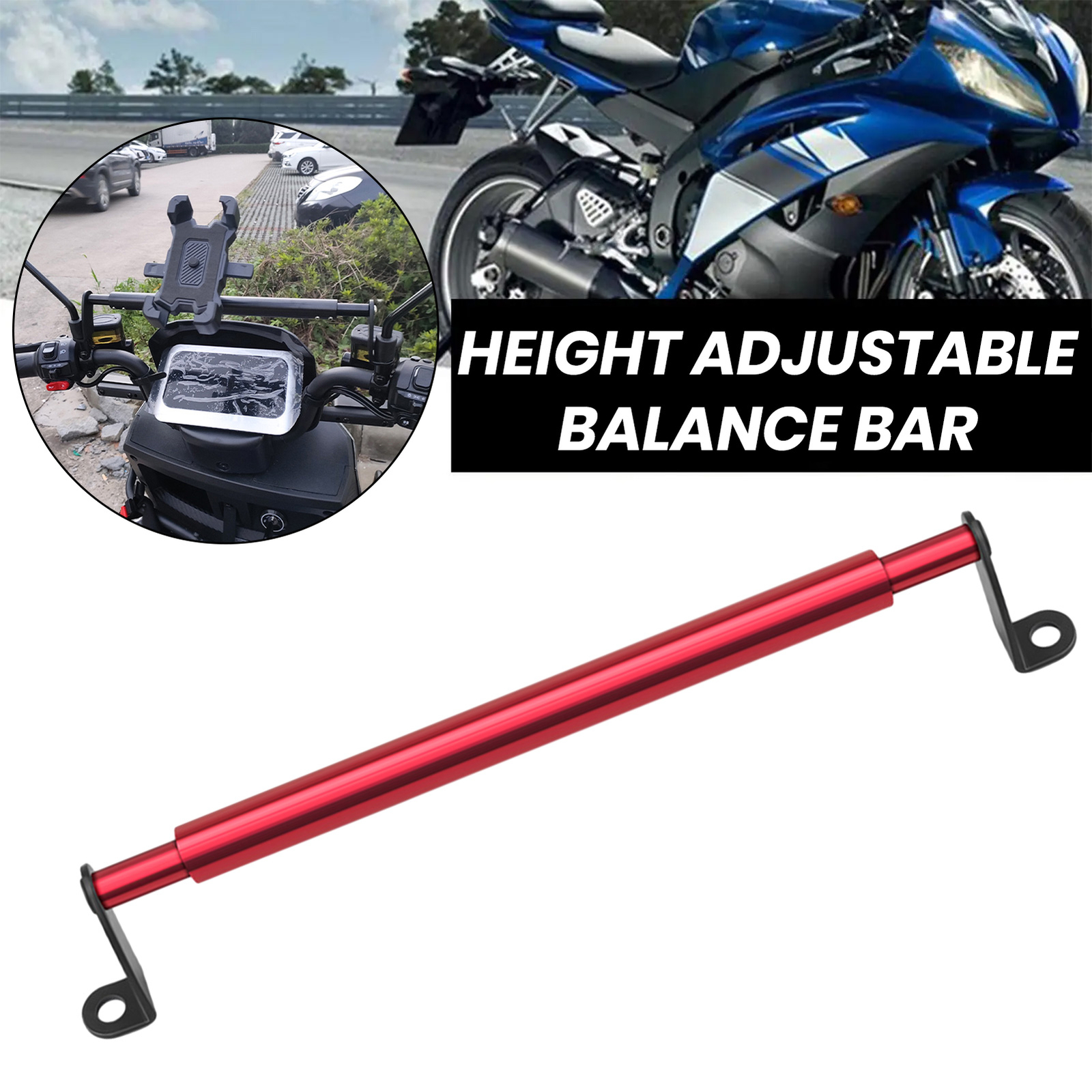 High Density Handlebar Accessory Impact Resistant Balance Bar ...