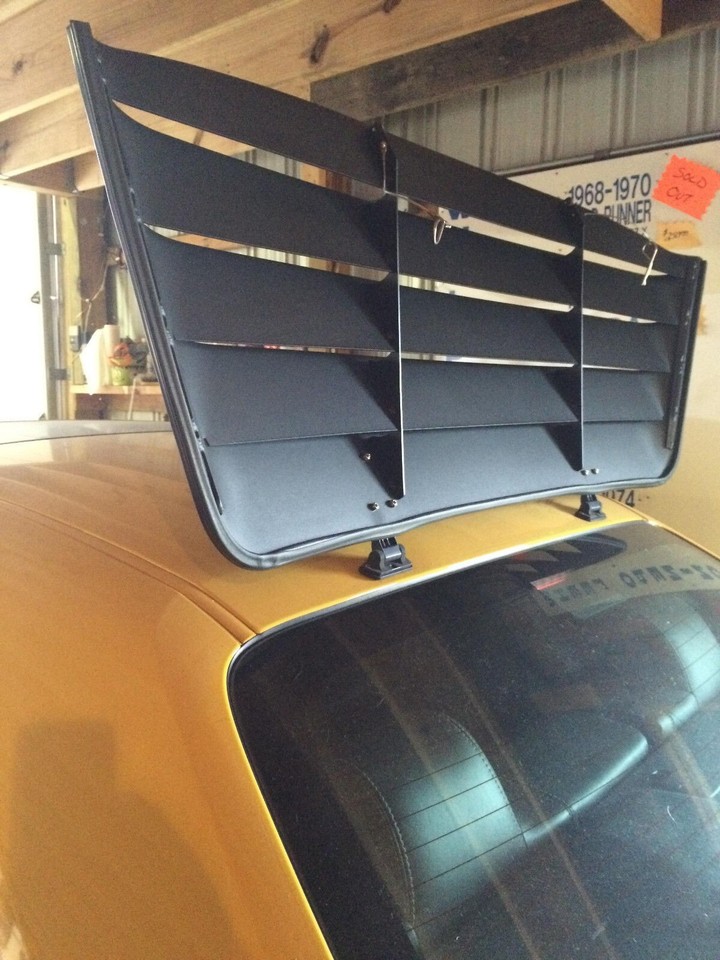 2008 2024 Challenger Hell Cat Demon Redeye Aluminum Retro Rear Window ...