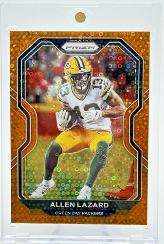 Allen Lazard 2022 Panini PRIZM Football ORANGE DISCO Refractor Rare GEM MINT | eBay