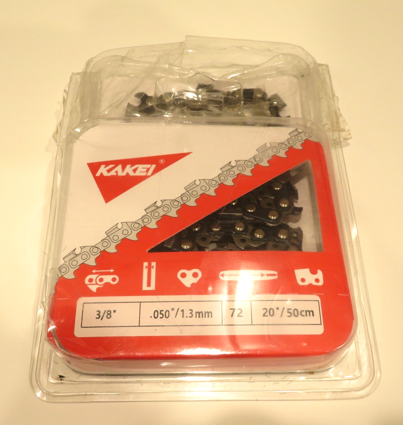 KAKEI Chain Saw Chain, 3/8", .050", 20" long | eBay