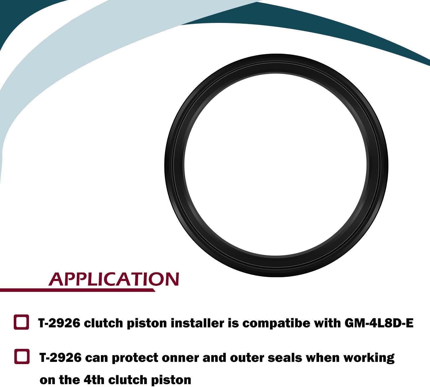 T-2926 4th Clutch Piston & Lip Seal Installer Protector Tool GM 4L80E J ...