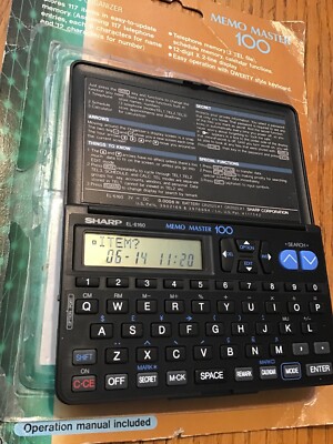 Sharp Memo Master 100 EL-6160 Open Box No Manual | eBay