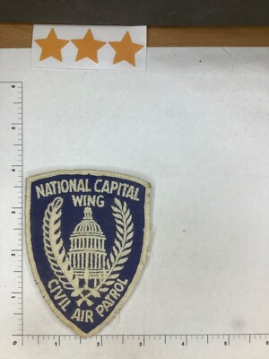 VINTAGE US CIVIL AIR PATROL NATIONAL CAPITAL WING PATCH | eBay