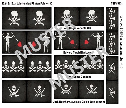 Famous Pirate Flags