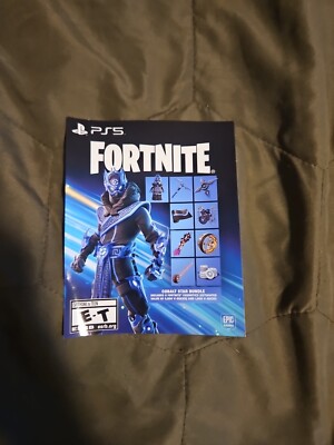 Fortnite Cobalt Star Bundle Code PS5 – New, Unscratched, 1000 V-Bucks ...