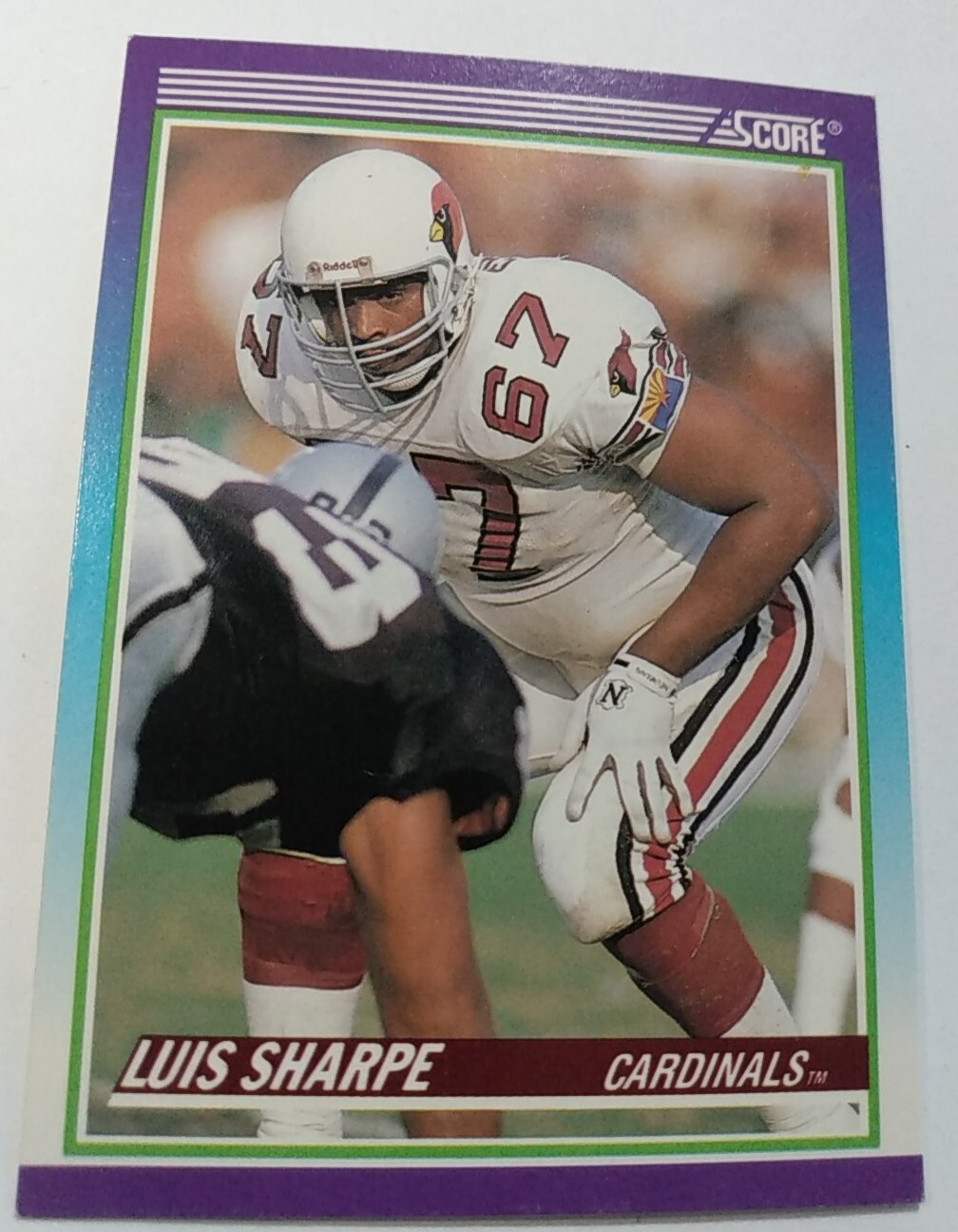 Luis Sharpe #445 Score 1990 NFL Football Arizona Cardinals Card | eBay