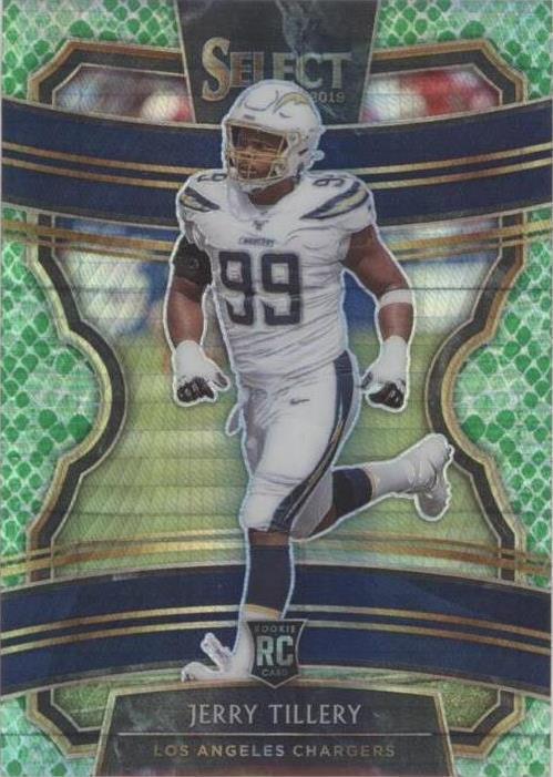 2019 Panini Select - Concourse Jerry Tillery #84 Dragon Scale Prizm /88 ...